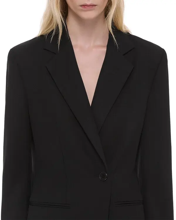 Helmut Lang Gab Wool Blazer