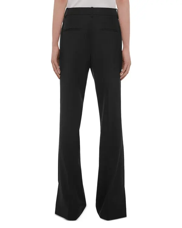 Helmut Lang Gab Bootcut Wool Pants - Black