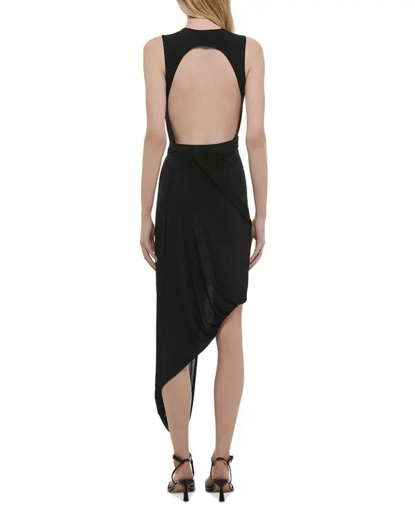 Helmut Lang Twist Drape Dress