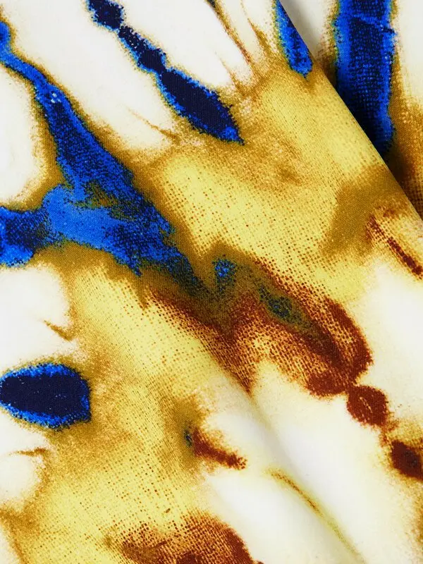 ALEMAIS Martine Tie-dye Half-zip Swimsuit