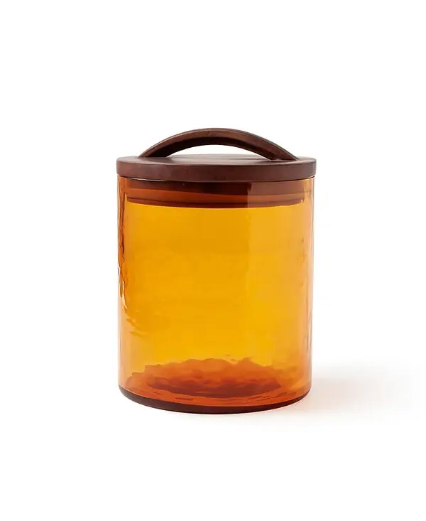 CREATIVE WOMEN Glass Canister - Amber