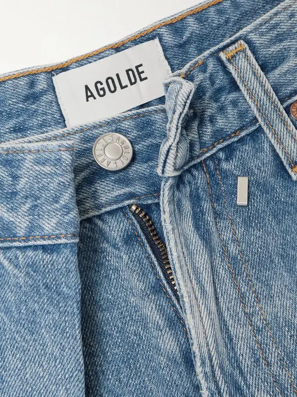 AGOLDE Vana Asymmetric Wide-leg Jeans - Blue