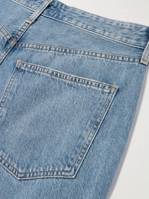 AGOLDE Vana Asymmetric Wide-leg Jeans - Blue