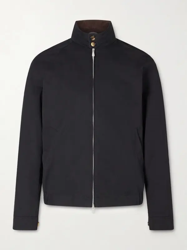 Brunello Cucinelli Cotton-blend Twill Bomber Jacket