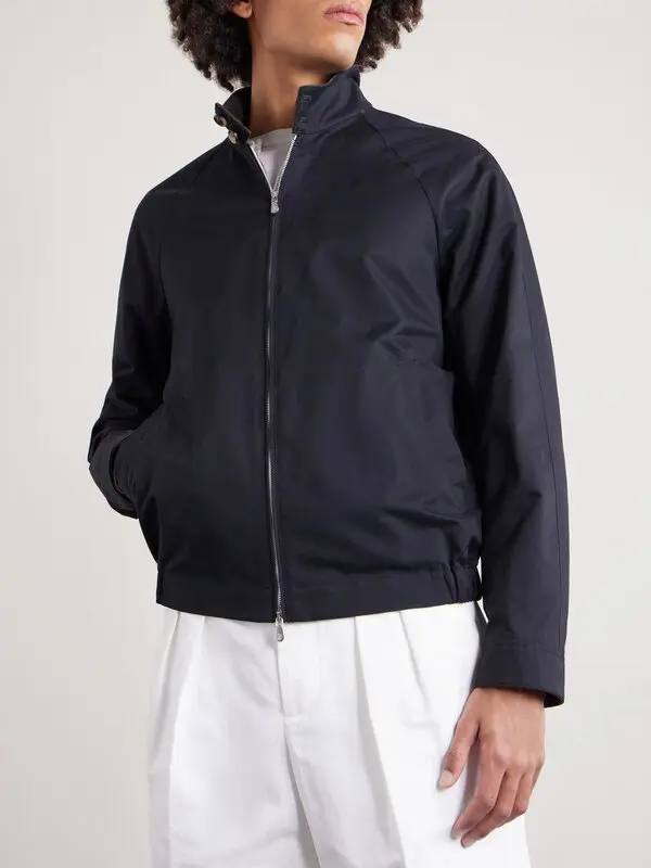 Brunello Cucinelli Cotton-blend Twill Bomber Jacket
