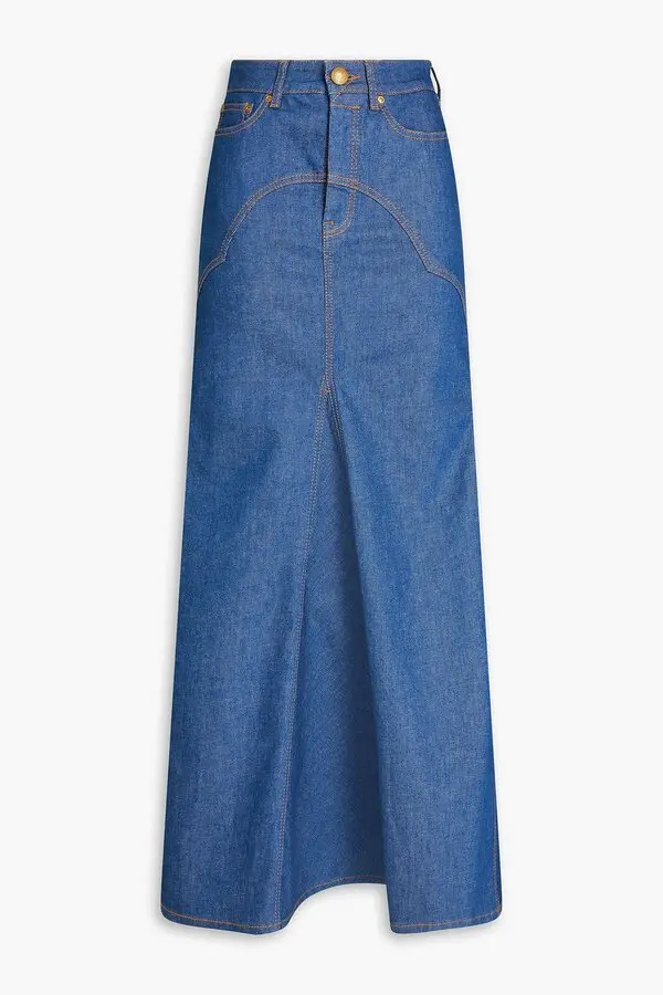 Zimmermann Denim Maxi Skirt