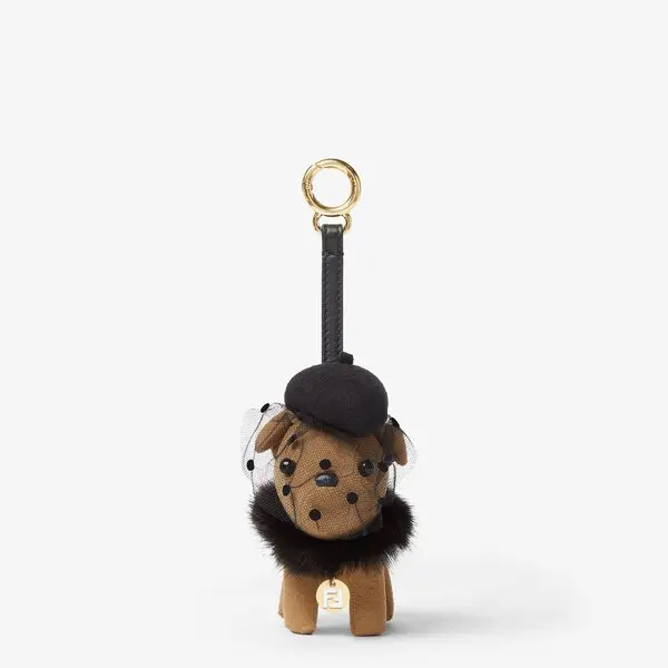 Fendi Igloo Charm - Brown