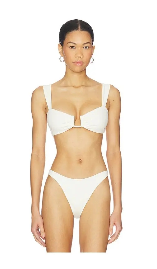 AWAY THAT DAY Cannes Bikini Top - Ivory