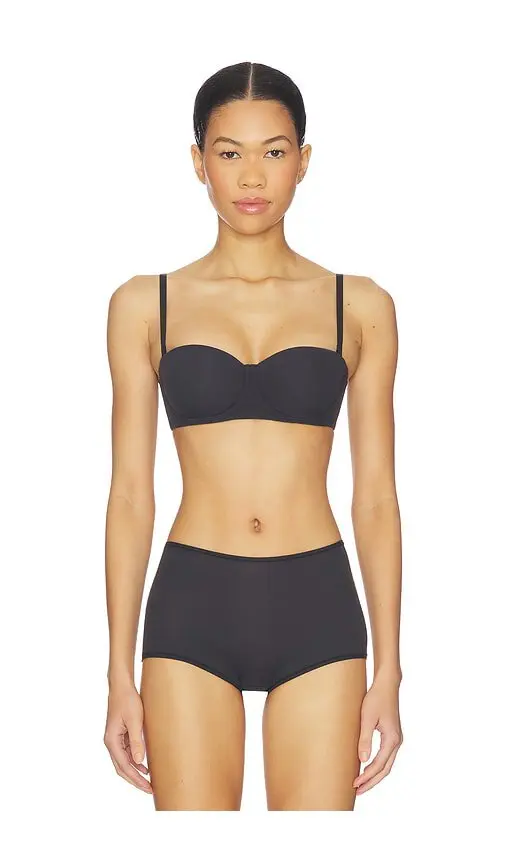 SKIMS Fits Everybody Strapless Bra In Black - Onyx