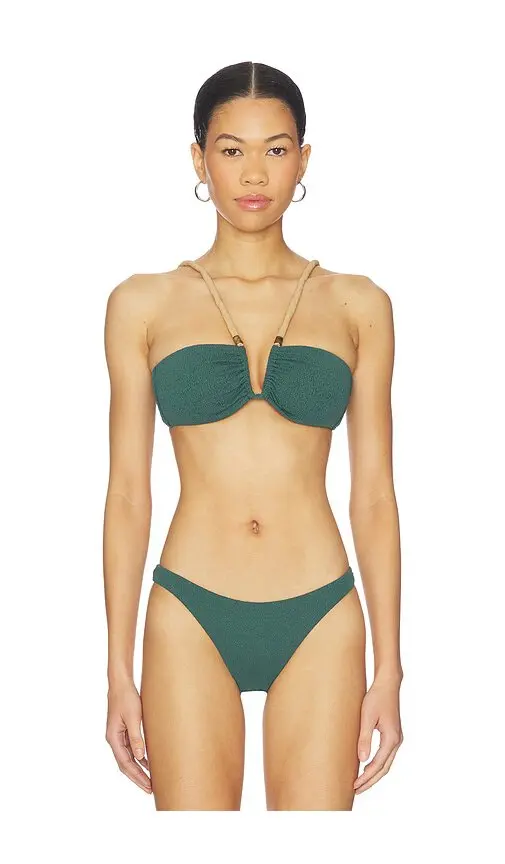 VIX PAULA HERMANNY April Carol Bikini Top - Green