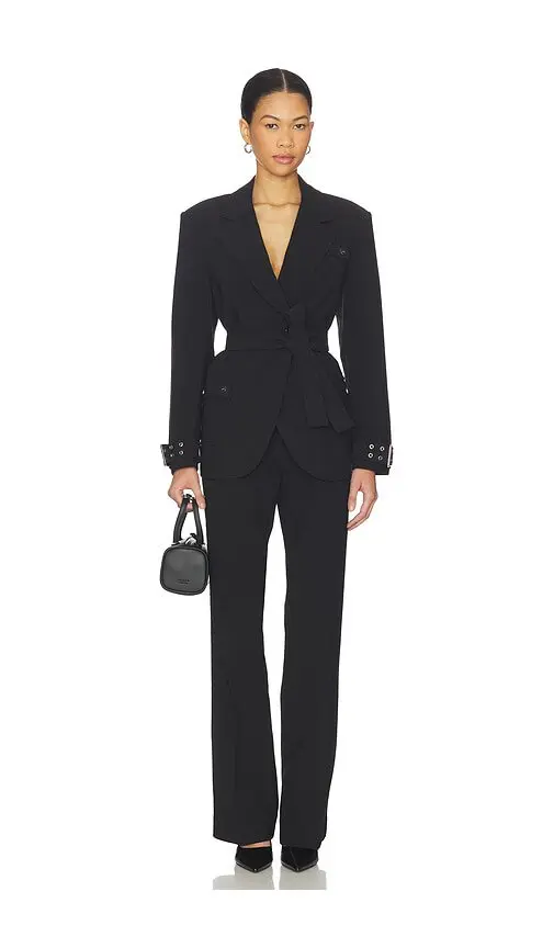 GANNI Future Twill Suitng Blazer