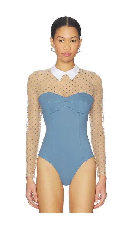 Fleur Du Mal Collared Bodysuit