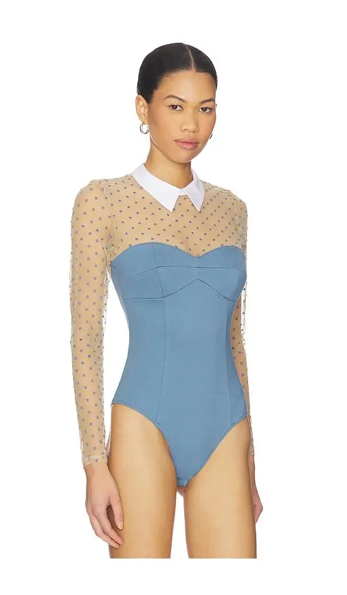 Fleur Du Mal Collared Bodysuit