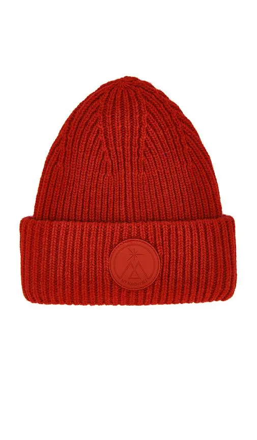 MY SUNDAY SKI Merino Beanie - Red