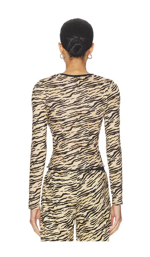 Frankies Bikinis Joy Modal Sleep Shirt - Tiger