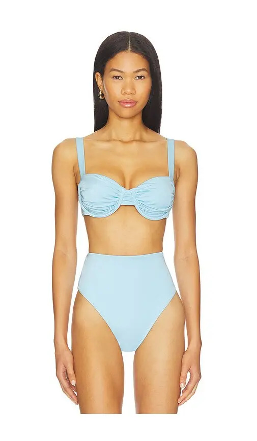 CLEOBELLA Beckett Bikini Top - Serenity Shimmer