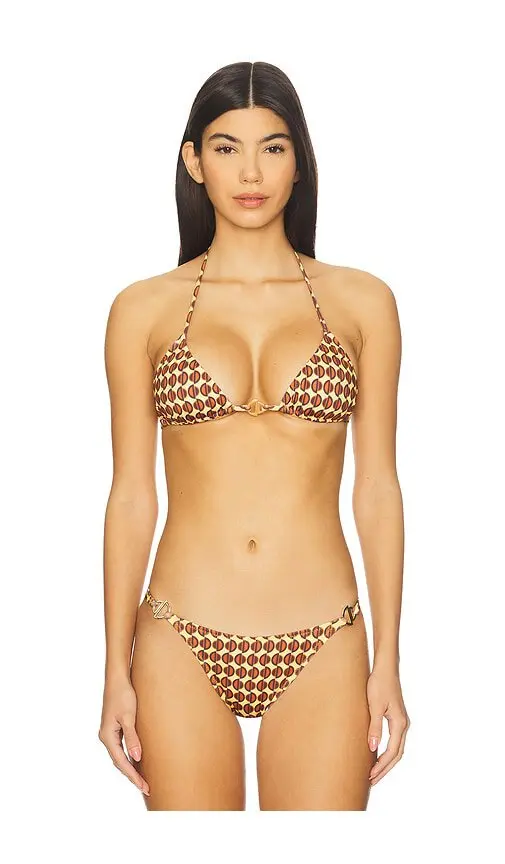 BANANHOT Berry Triangle Bikini Top - Ogee