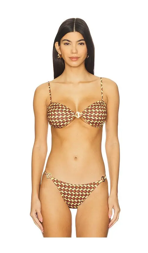 BANANHOT Terra Bandeau Bikini Top - Ogee