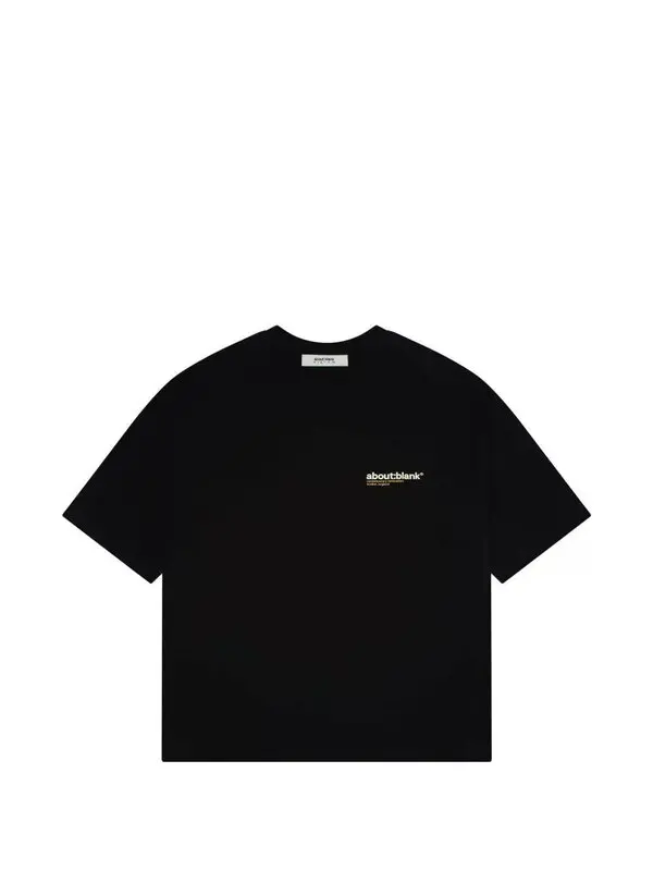 ABOUT:BLANK Short-sleeve T-shirt - Black