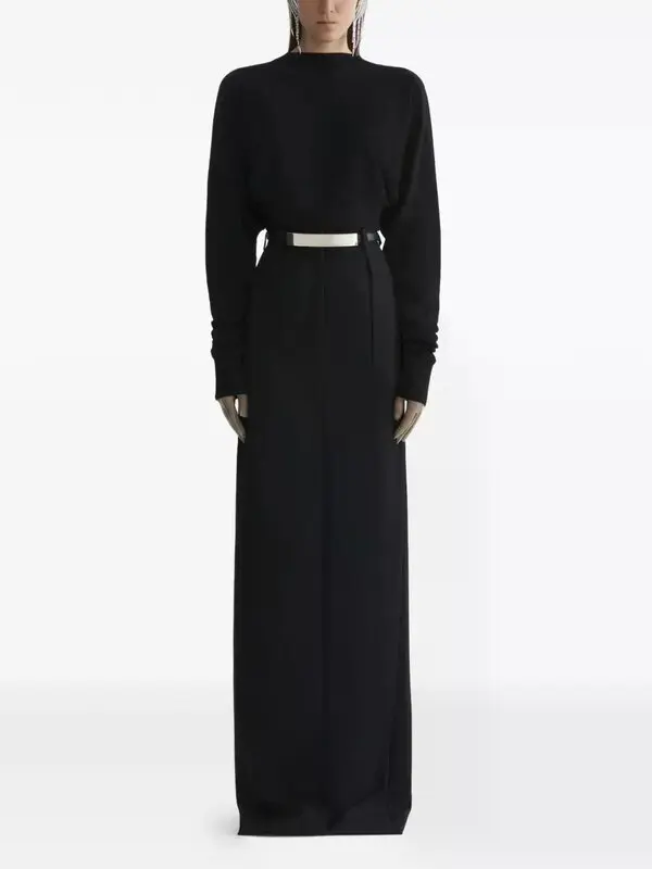 MUGLER Longline Split Skirt