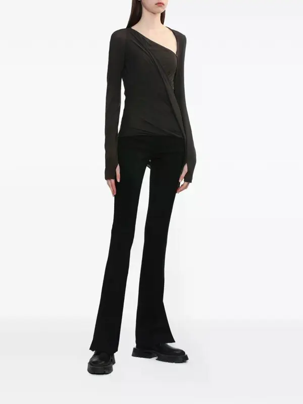 Helmut Lang Asymmetric Draped Top