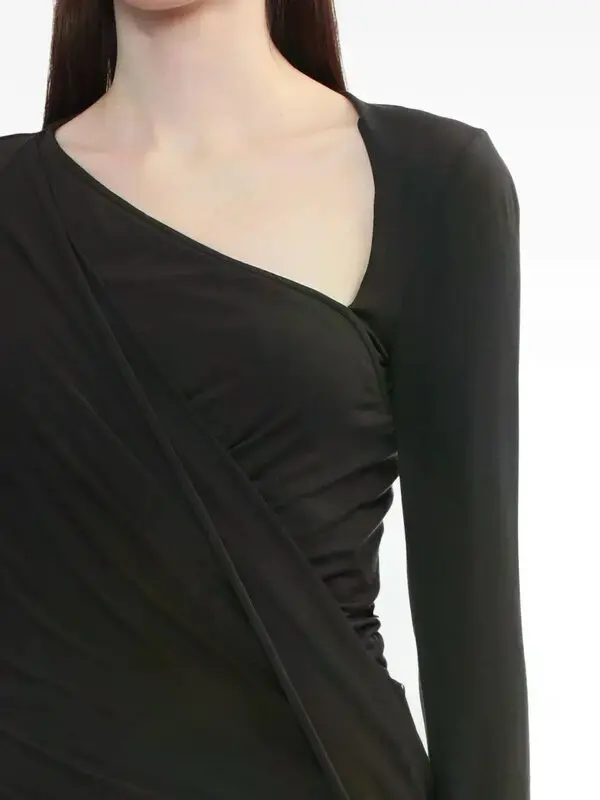 Helmut Lang Asymmetric Draped Top