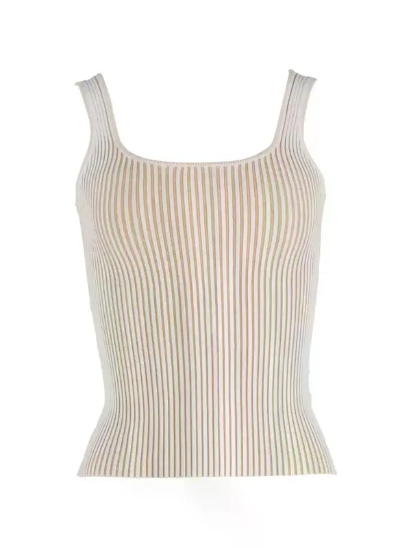 ANINE BING Ribbed Striped Tank Top