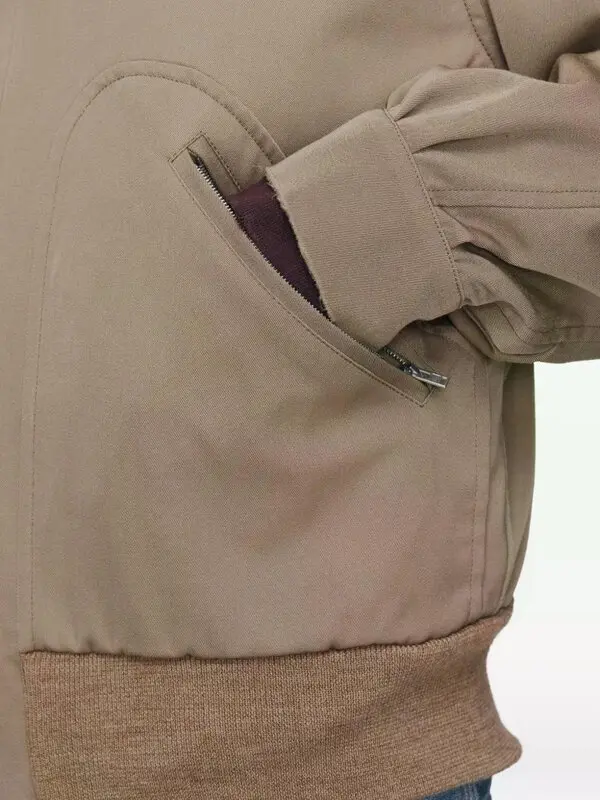 MAISON MARGIELA Virgin Wool Bomber Jacket - Grey