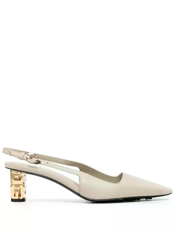 Givenchy G-cube 50mm Slingback Heels