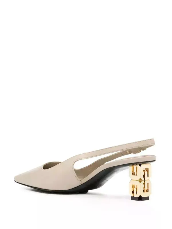 Givenchy G-cube 50mm Slingback Heels