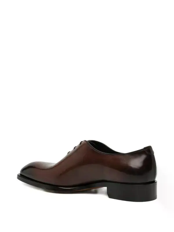 TOM FORD Leather Oxford Shoes - Brown