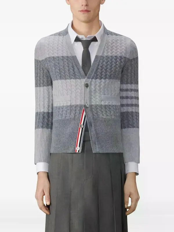 Thom Browne Striped Cardigan