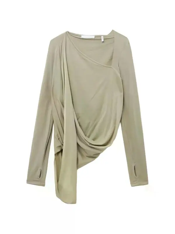 Helmut Lang Asymmetric Draped Top