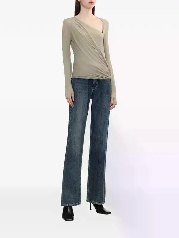Helmut Lang Asymmetric Draped Top