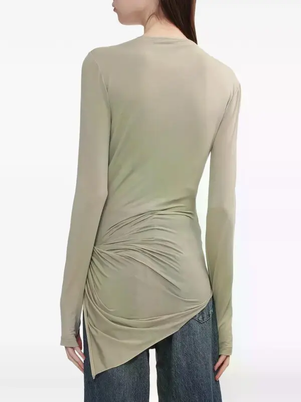 Helmut Lang Asymmetric Draped Top