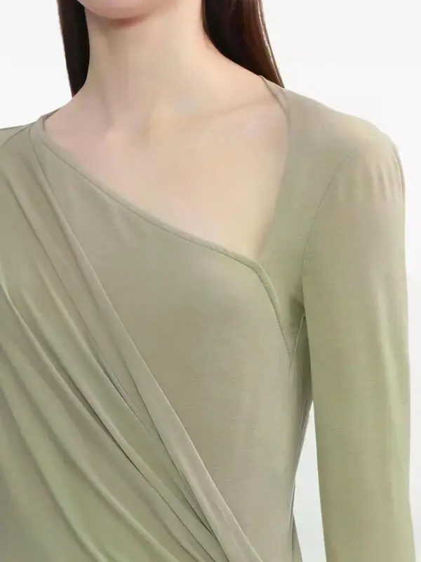 Helmut Lang Asymmetric Draped Top