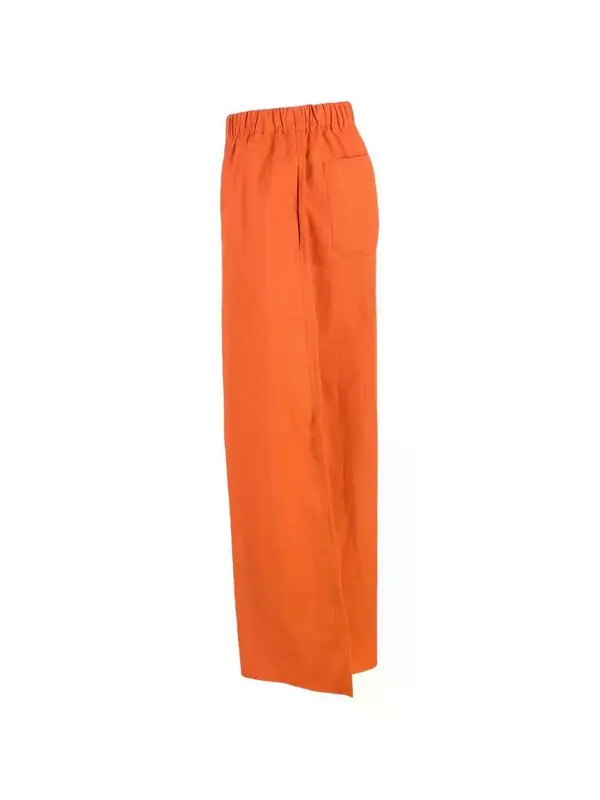 Max Mara Navigli Wide-leg Trousers - Orange
