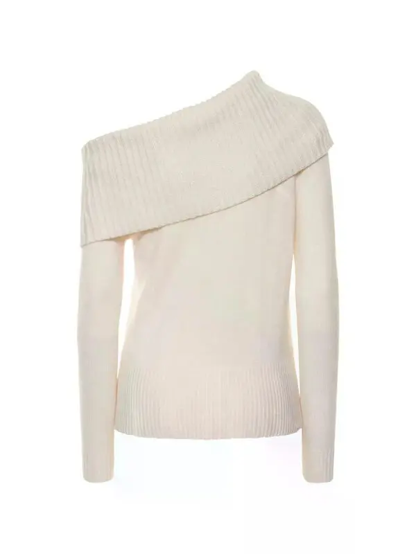 Michael Kors Asymmetric-collar Sweater - Neutrals