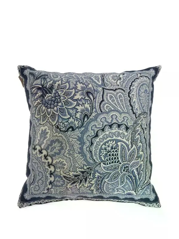Etro Bloom Cushion - Blue