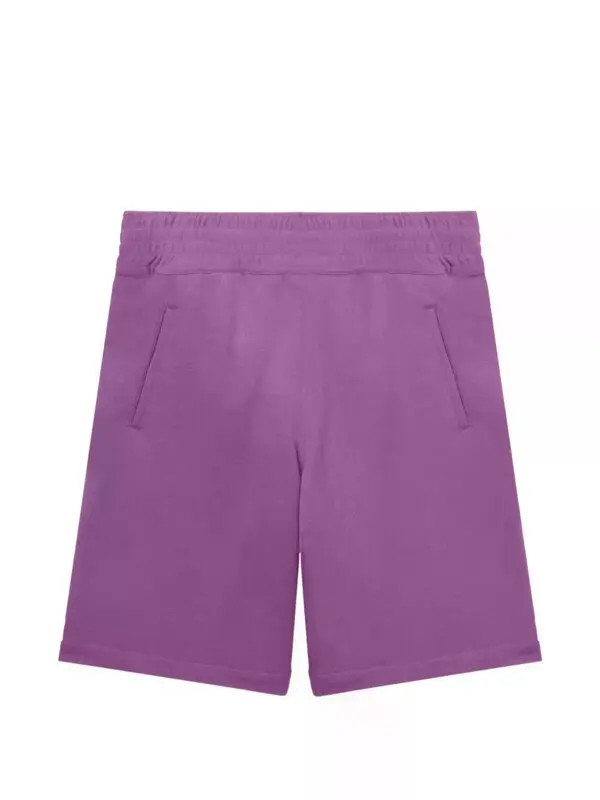 Comme Des Garçons Elasticated-waist Track Shorts - Purple