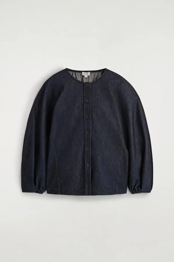 Cos Rounded Denim Top