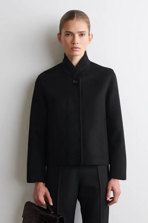 Cos Structured Double-faced Wool Jacket