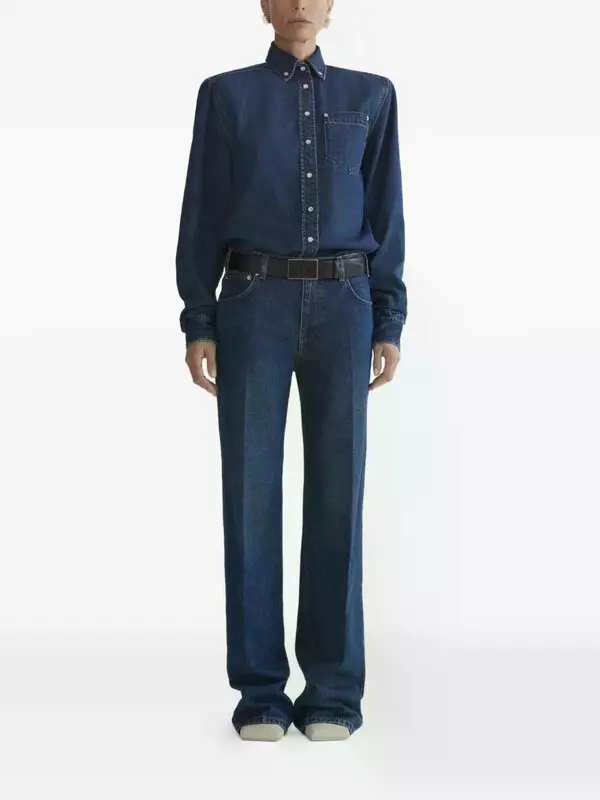 MUGLER Buttoned Pocket Shirt