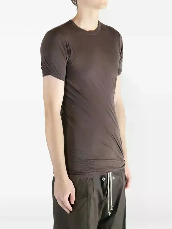 Rick Owens Organic-cotton T-shirt - Brown