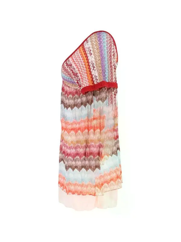 Missoni Cotton Chevron Tunic Dress