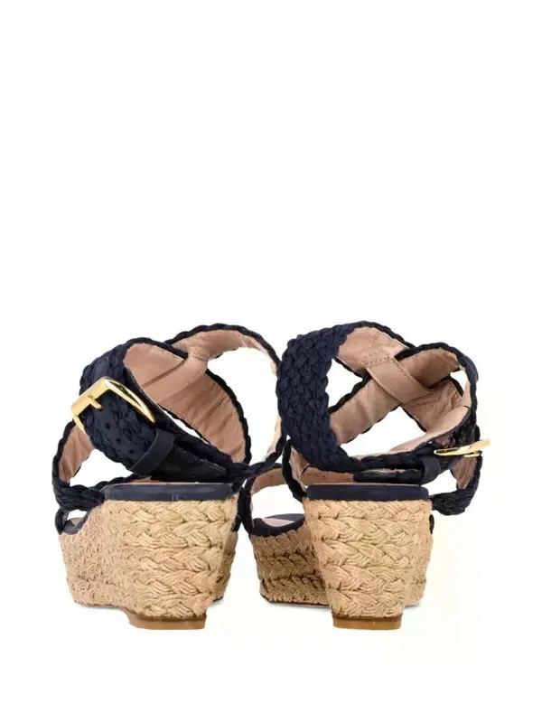 STUART WEITZMAN Braided-strap Heeled Espadrilles