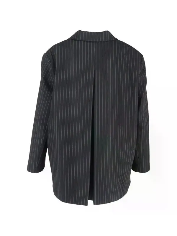 GANNI Pinstriped Blazer