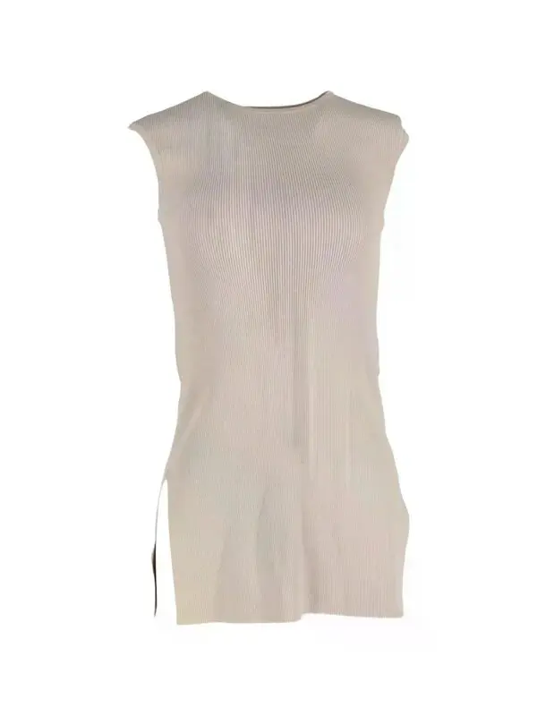Max Mara Ribbed Slit Tank Top