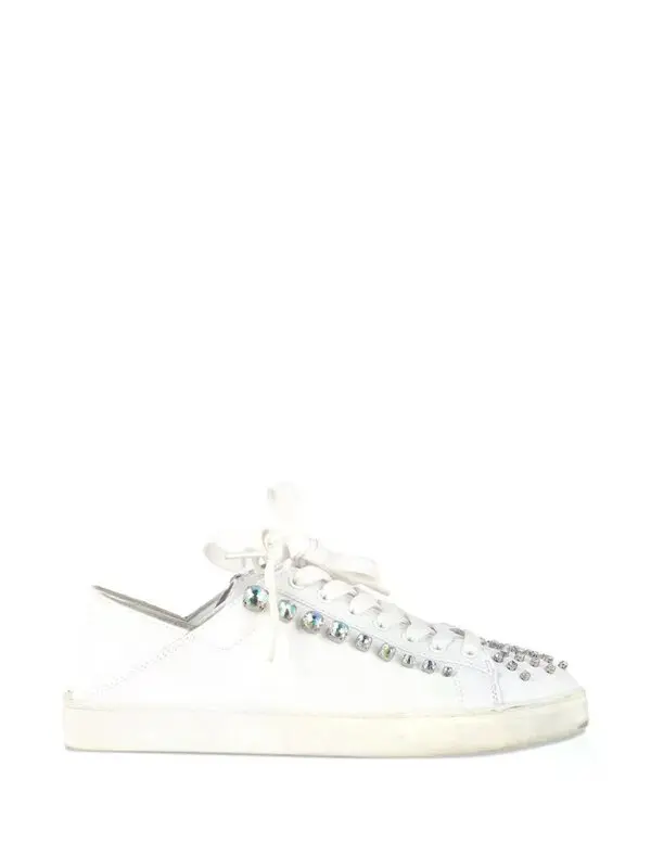 STUART WEITZMAN Convertible Leather Sneakers
