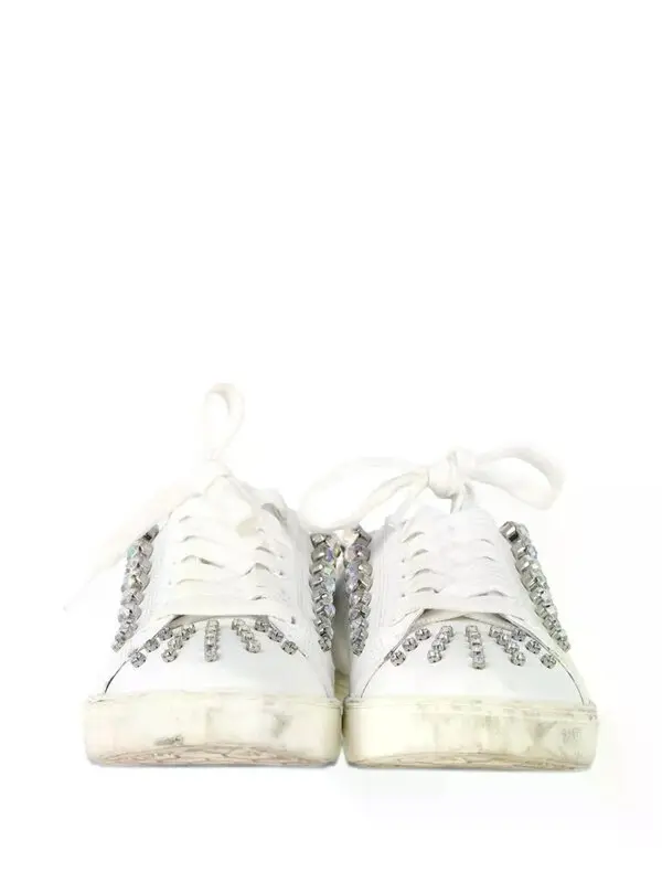 STUART WEITZMAN Convertible Leather Sneakers